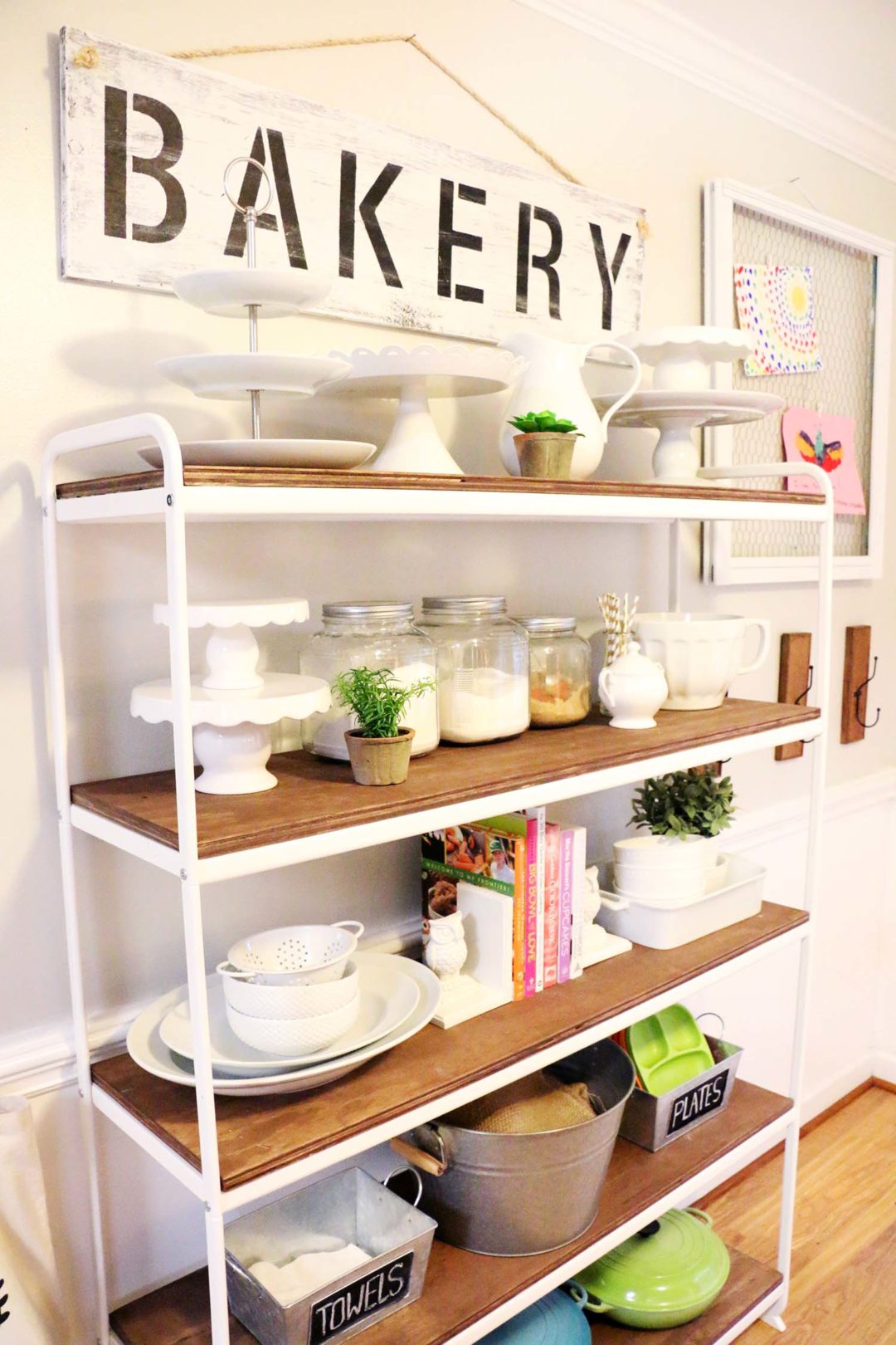 My Kitchen Shelves- Pretty Storage! – At Home With Natalie
