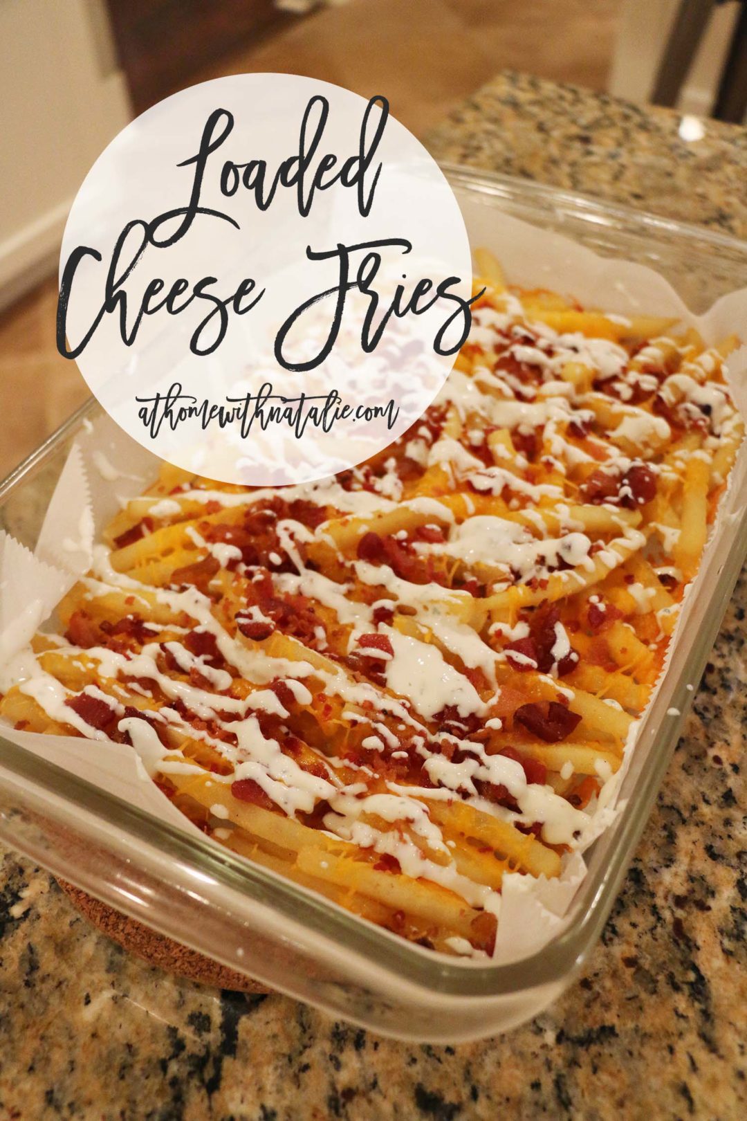 Loaded Cheese Fries – At Home With Natalie