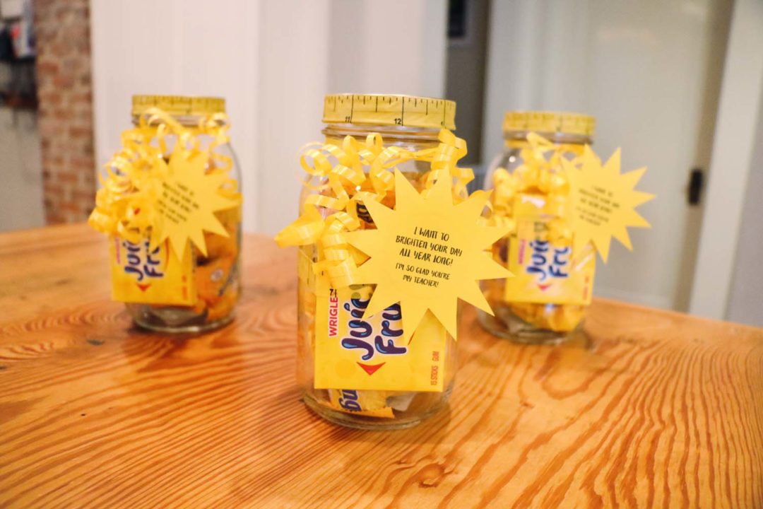 Back to School Teacher Gift- Jar of Sunshine – At Home With Natalie