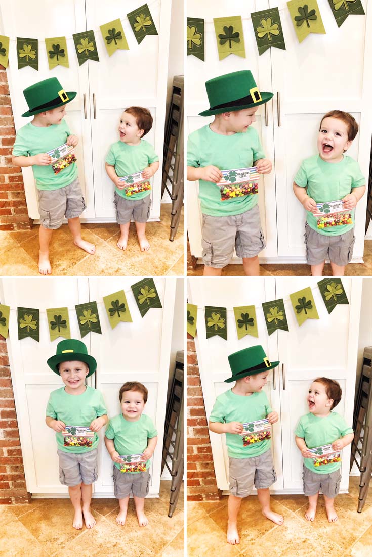 Rainbow Seeds Printable – St. Patrick’s Day Treat – At Home With Natalie