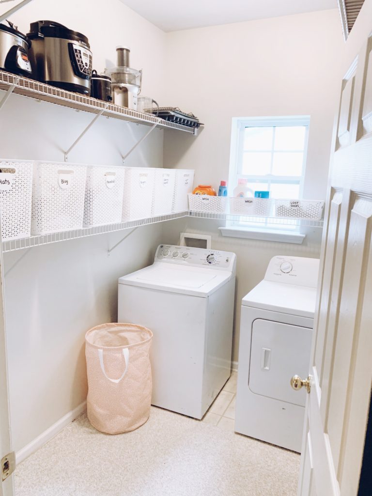 Basic Laundry Room Organization – At Home With Natalie