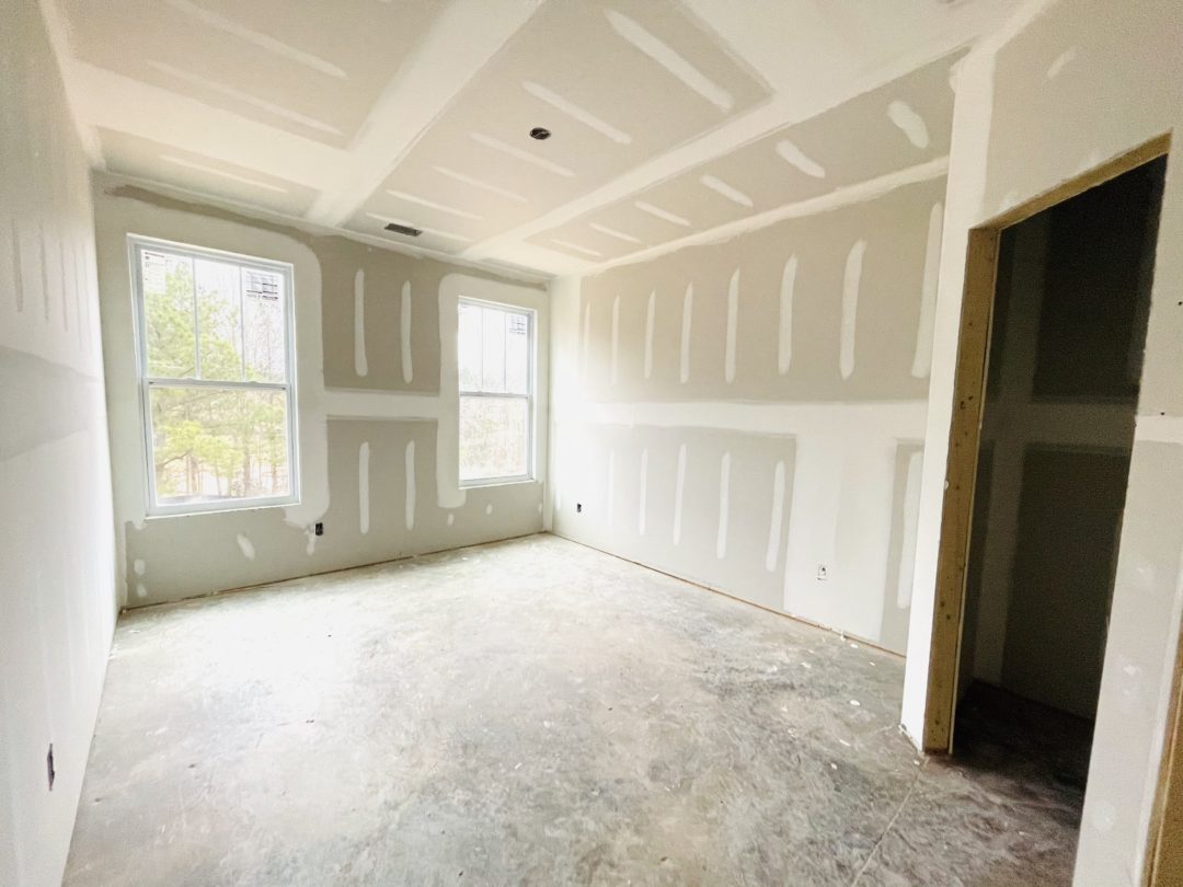 Building Our Home: 1st and 2nd Floor Drywall Tour – At Home With Natalie