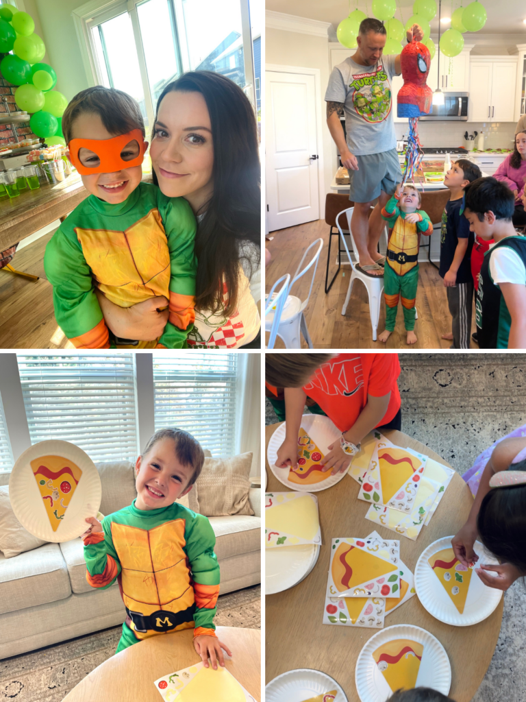 Hunter’s Ninja Turtle Themed 6th Birthday Party – At Home With Natalie