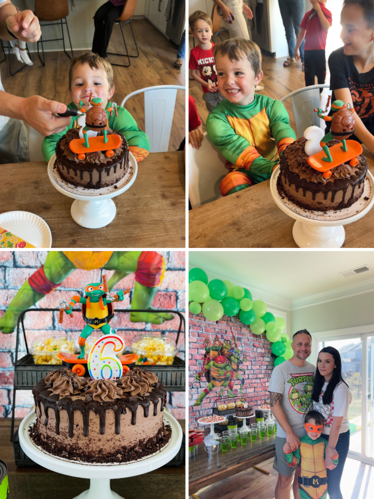 Hunter’s Ninja Turtle Themed 6th Birthday Party – At Home With Natalie