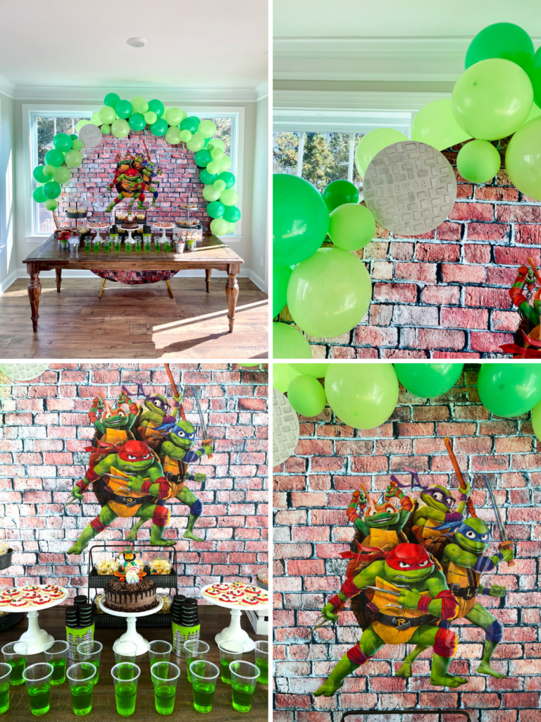 Hunter’s Ninja Turtle Themed 6th Birthday Party – At Home With Natalie